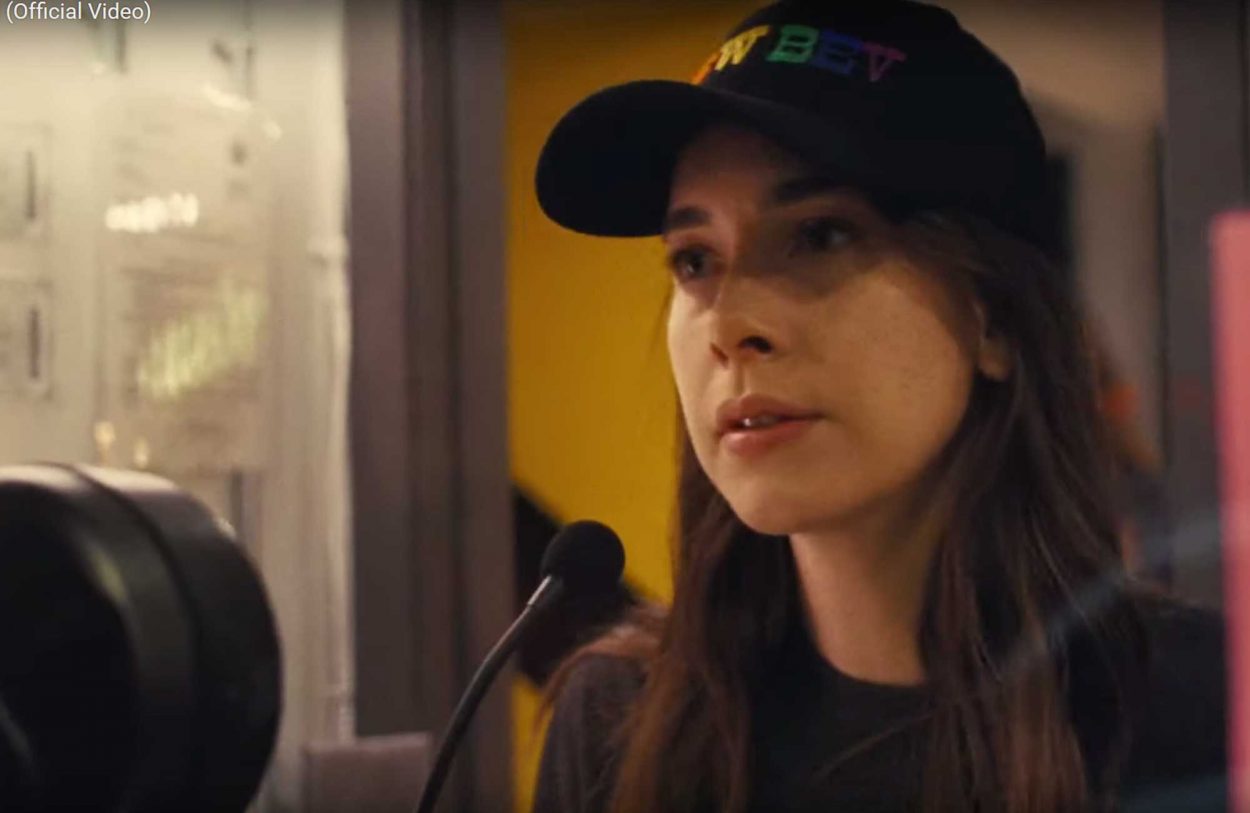 Haim & Paul Thomas Anderson at the New Beverly Cinema